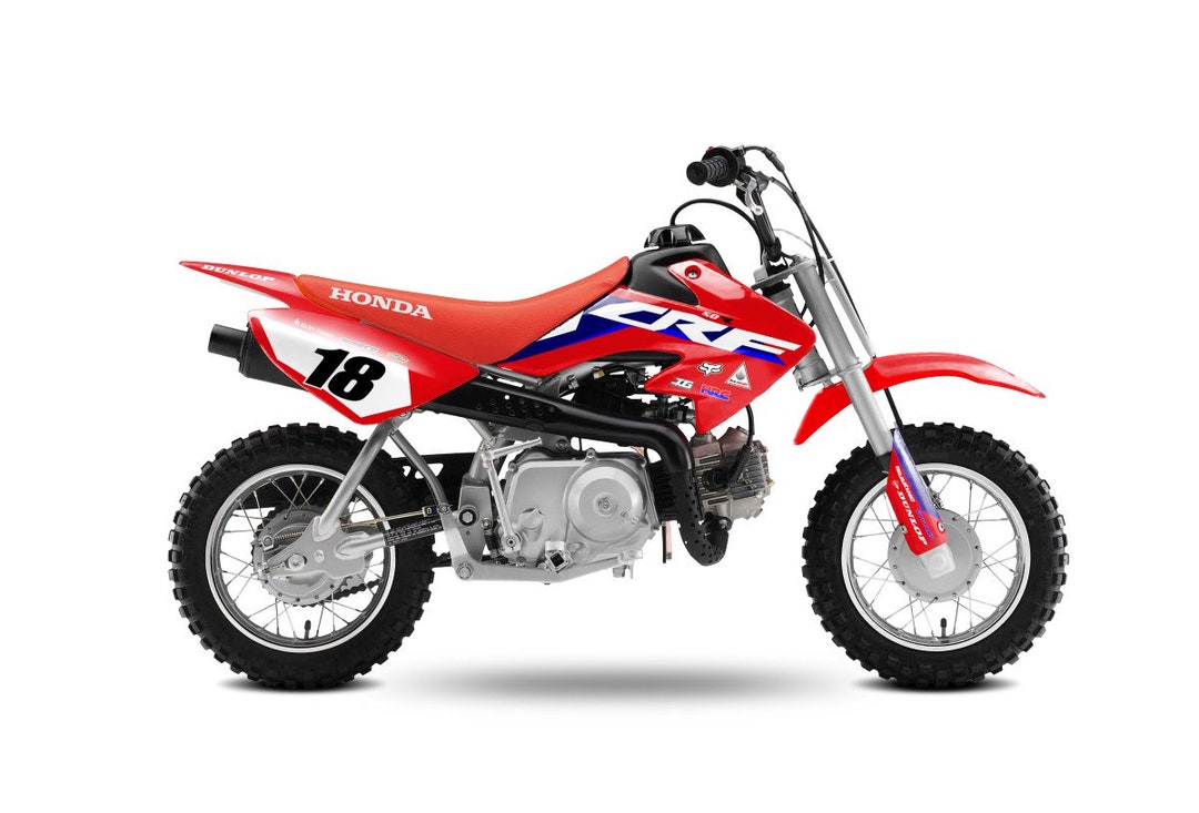 Honda Crf50 Full Graphics Set, Free Personal Id, Mini Plates Included ...