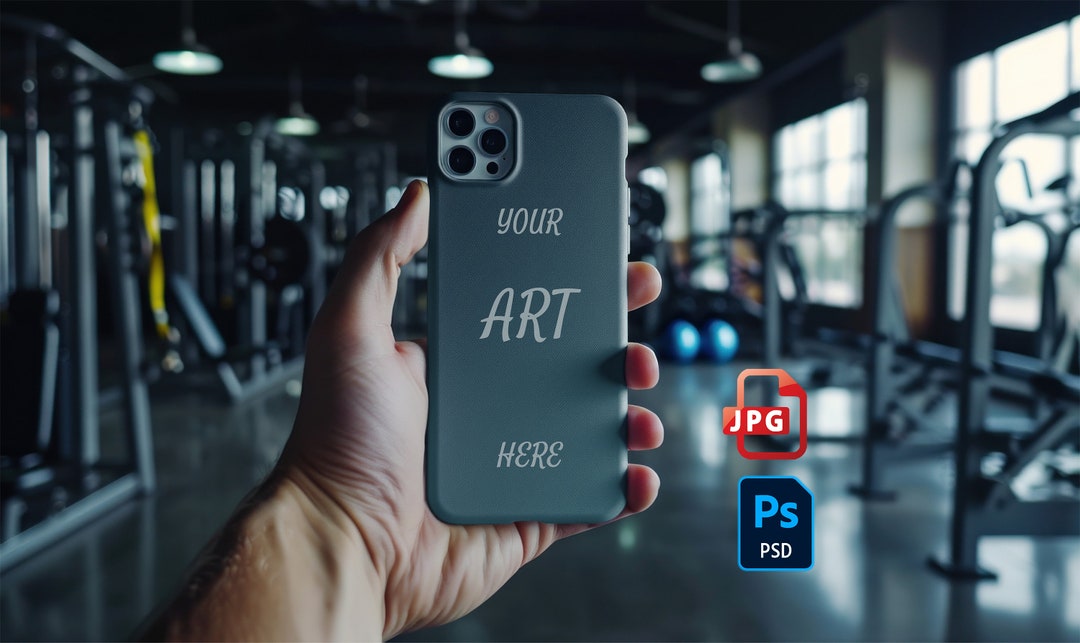 Gym Phone Case Mockup - Etsy