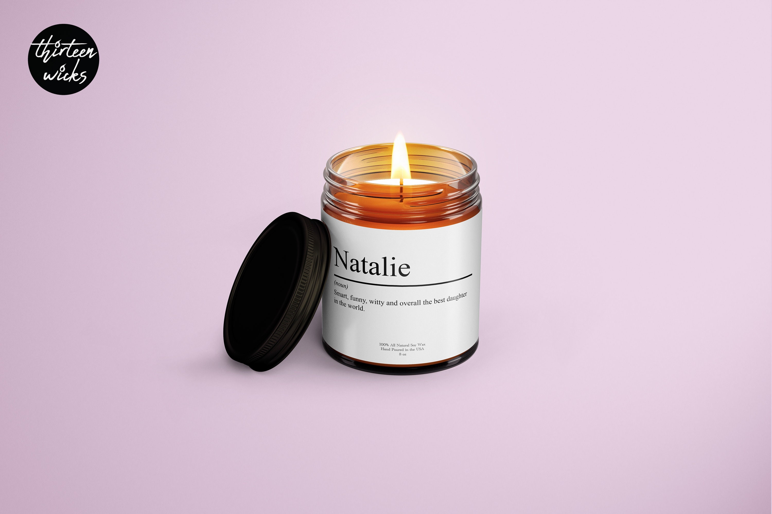 Custom Candle Labels, Personalized Candle Label, Create Your Own Label ...