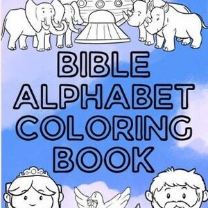 Kids Bible A-to-z Alphabet Coloring Book Christian Coloring Book for ...