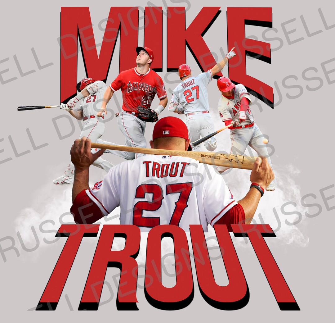 Mike Trout, Trout Design, Angels Design, Angels Baseball, Angels Png ...