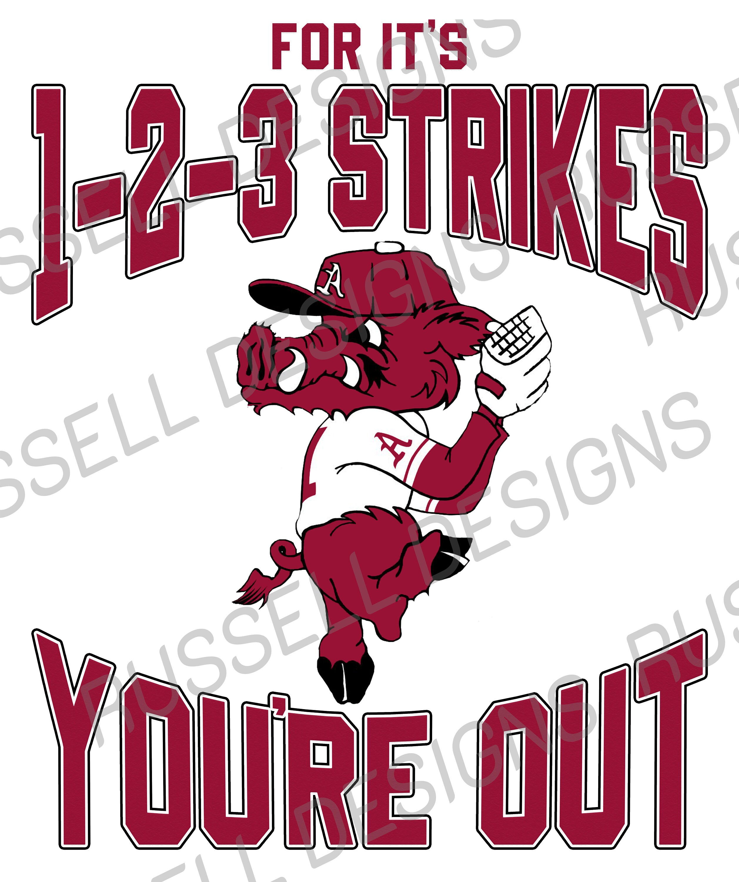 Arkansas Png, Razorback Png, Razorback Design, Baseball Design ...