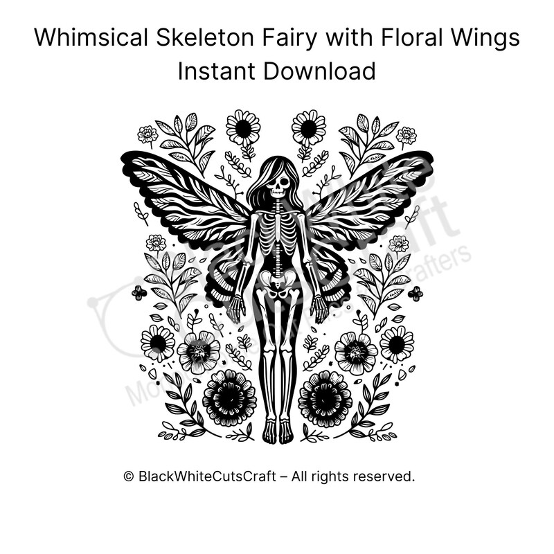Fairy Skeleton - Etsy