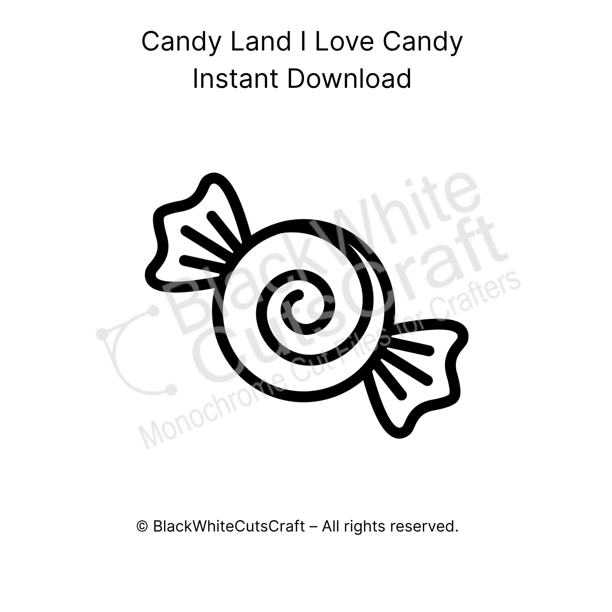 Candy Clipart, I Love Candy Design (digital Download) - Etsy