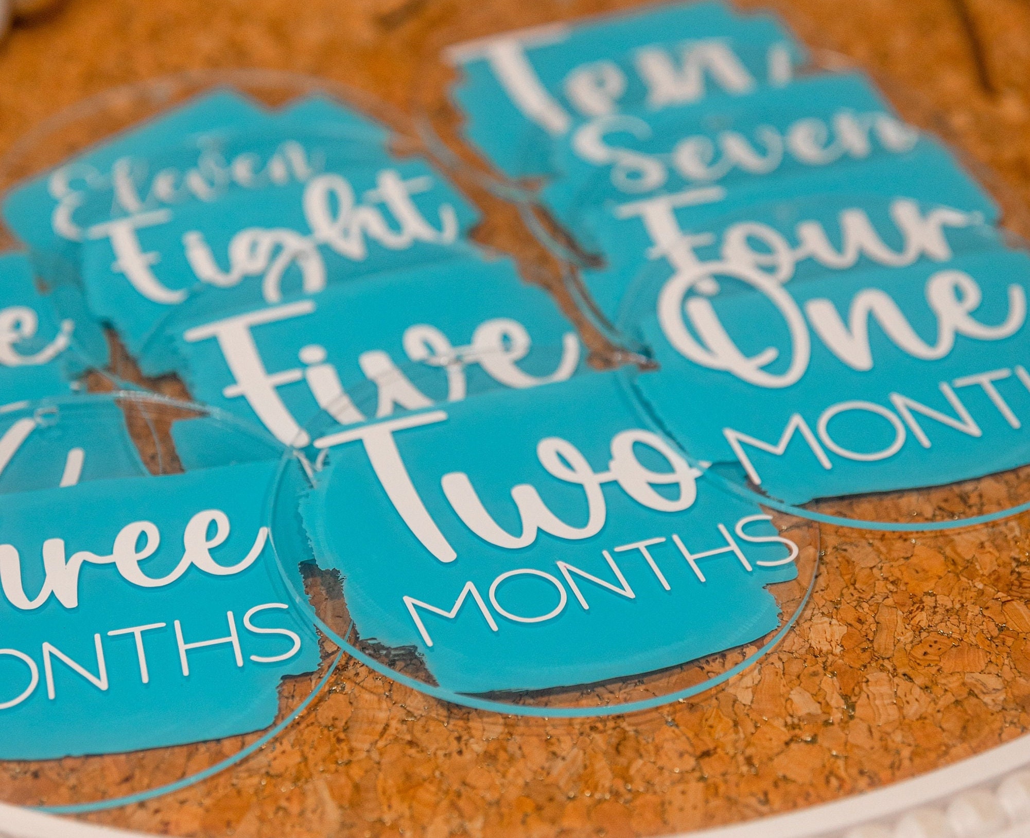 Acrylic Baby Milestones Announcements Disc for Photo Prop - Etsy