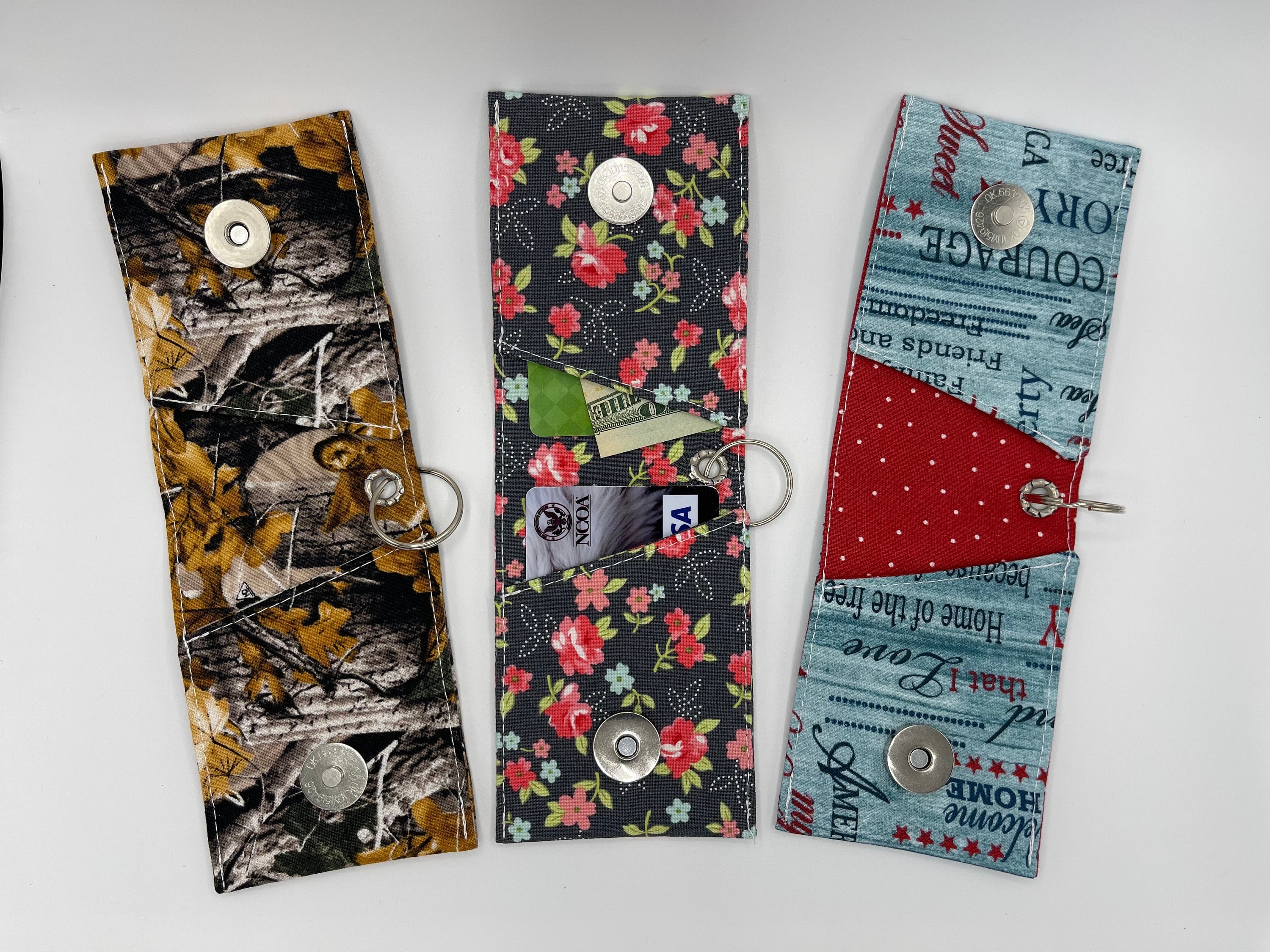 Keychain Wallet - Etsy