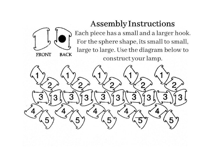 Camo Sphere Lamp *NOW AVAILABLE ASSEMBLED* (white, Blue, Orange, and ...