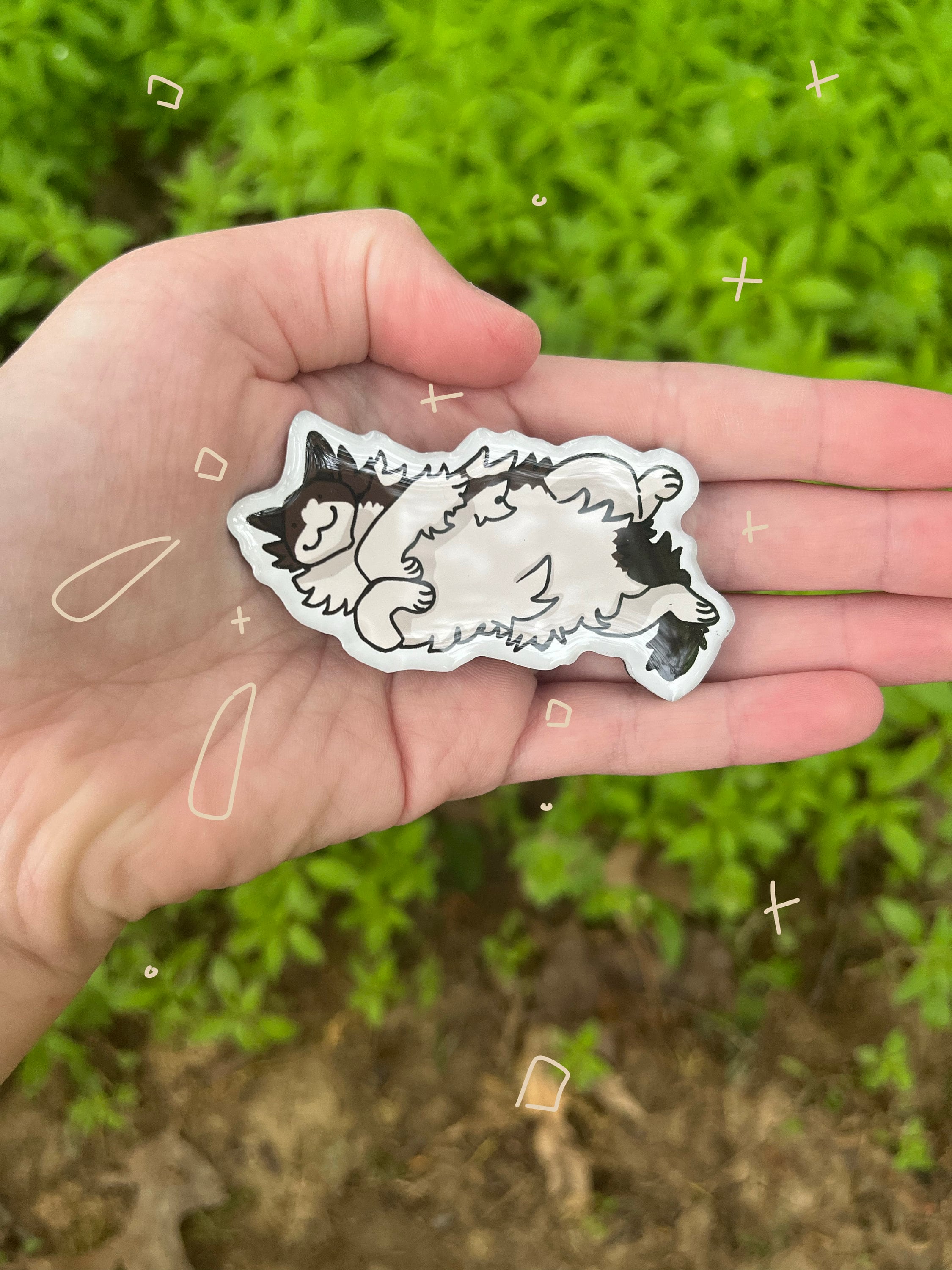 Cat Magnet // Cute Ragdoll Cat Magnet // Cat Lover Magnet // Cute Cat ...