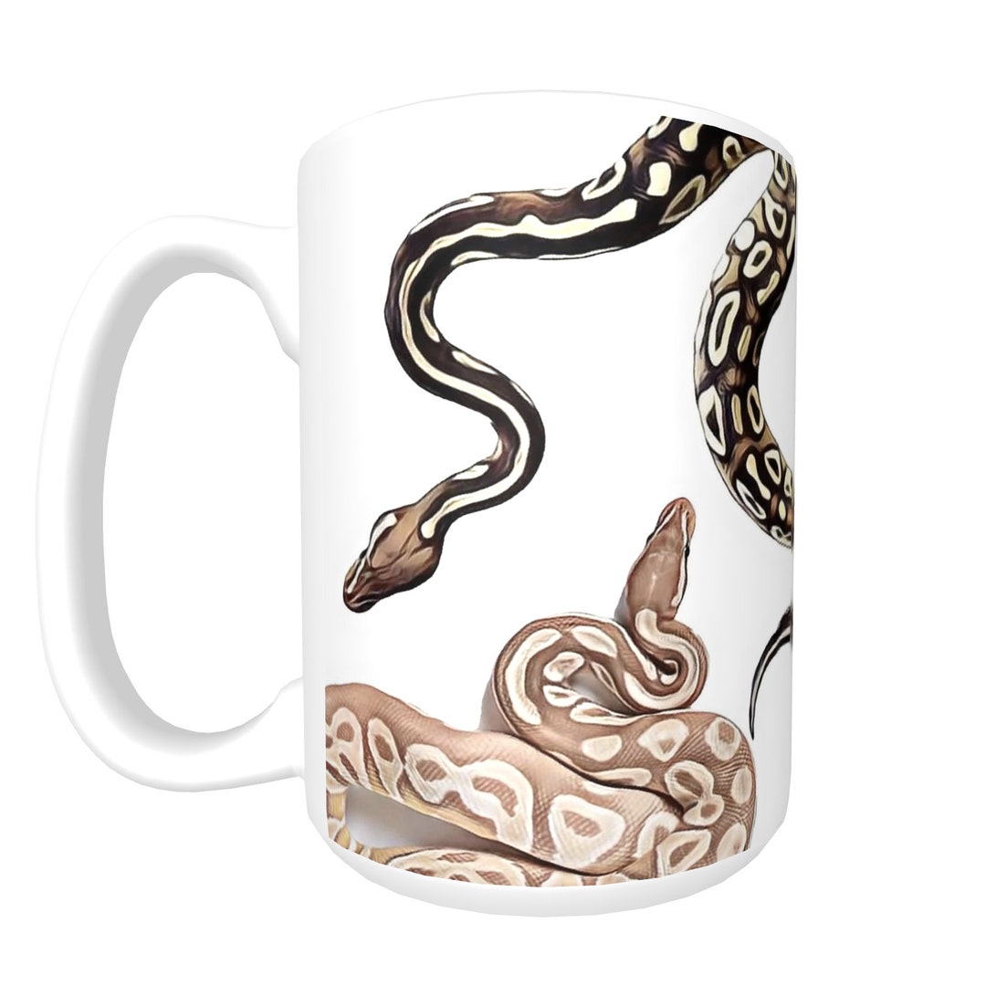 Ball Python Snake Coffee Mug Banana Ball Python - Etsy