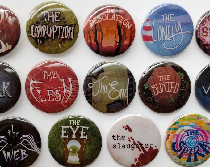 The Magnus Archives Fear Entity Pin Buttons - Etsy