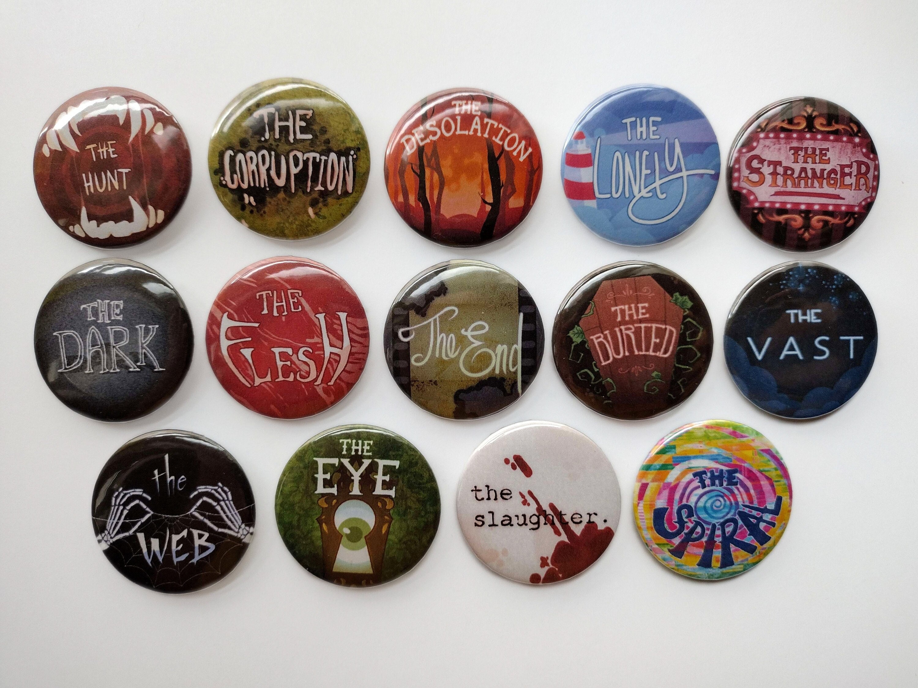 The Magnus Archives Fear Entity Pin Buttons - Etsy Canada