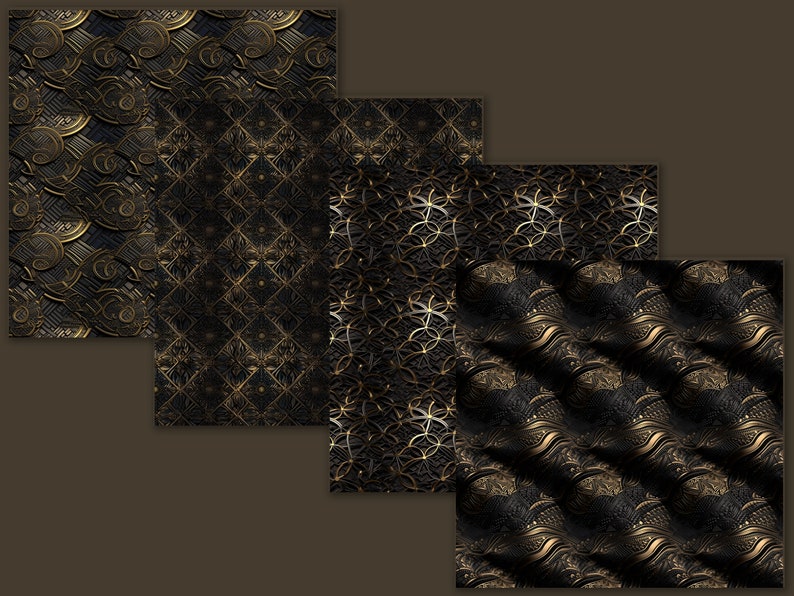 3D Digital Paper Download Patterns Luxury Scrapbook Printable Paper ...