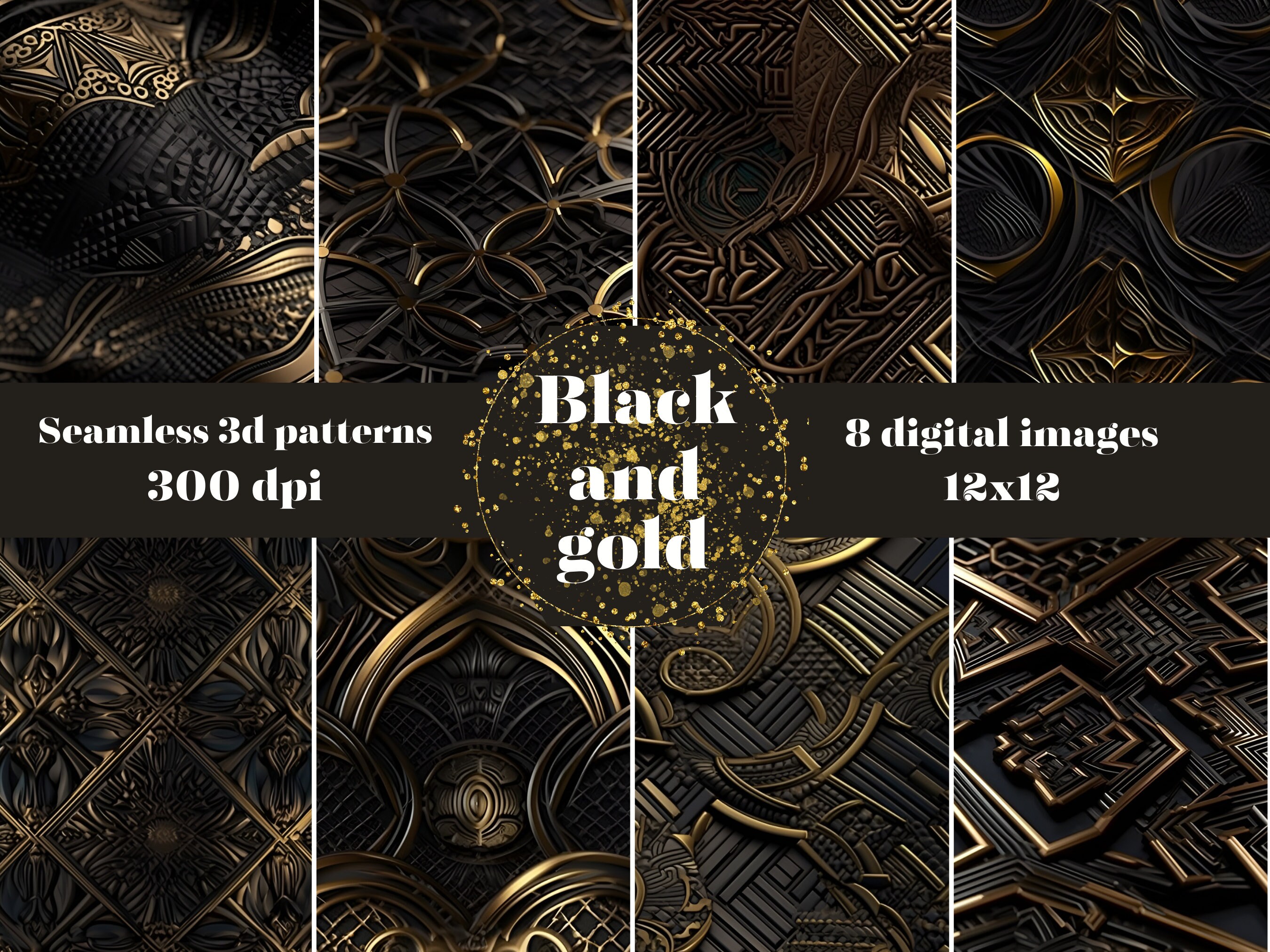 3D Digital Paper Download Patterns Luxury Scrapbook Printable Paper ...