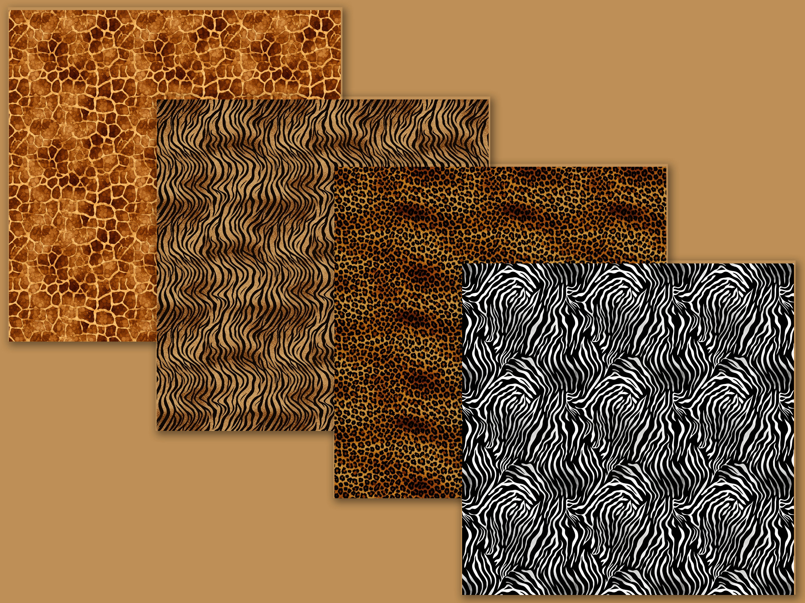Animal Print Digital Patterns Seamless Pattern Design Printable Paper ...