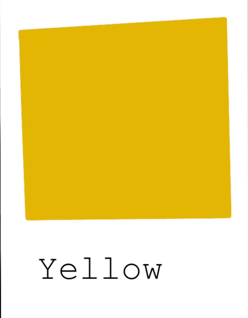 Flashcards Colors, Children’s Printable Minimalist - Etsy