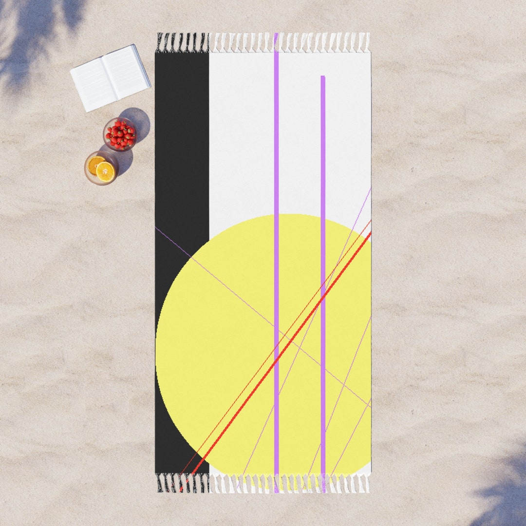 Geo Beach Cloth IV - Etsy