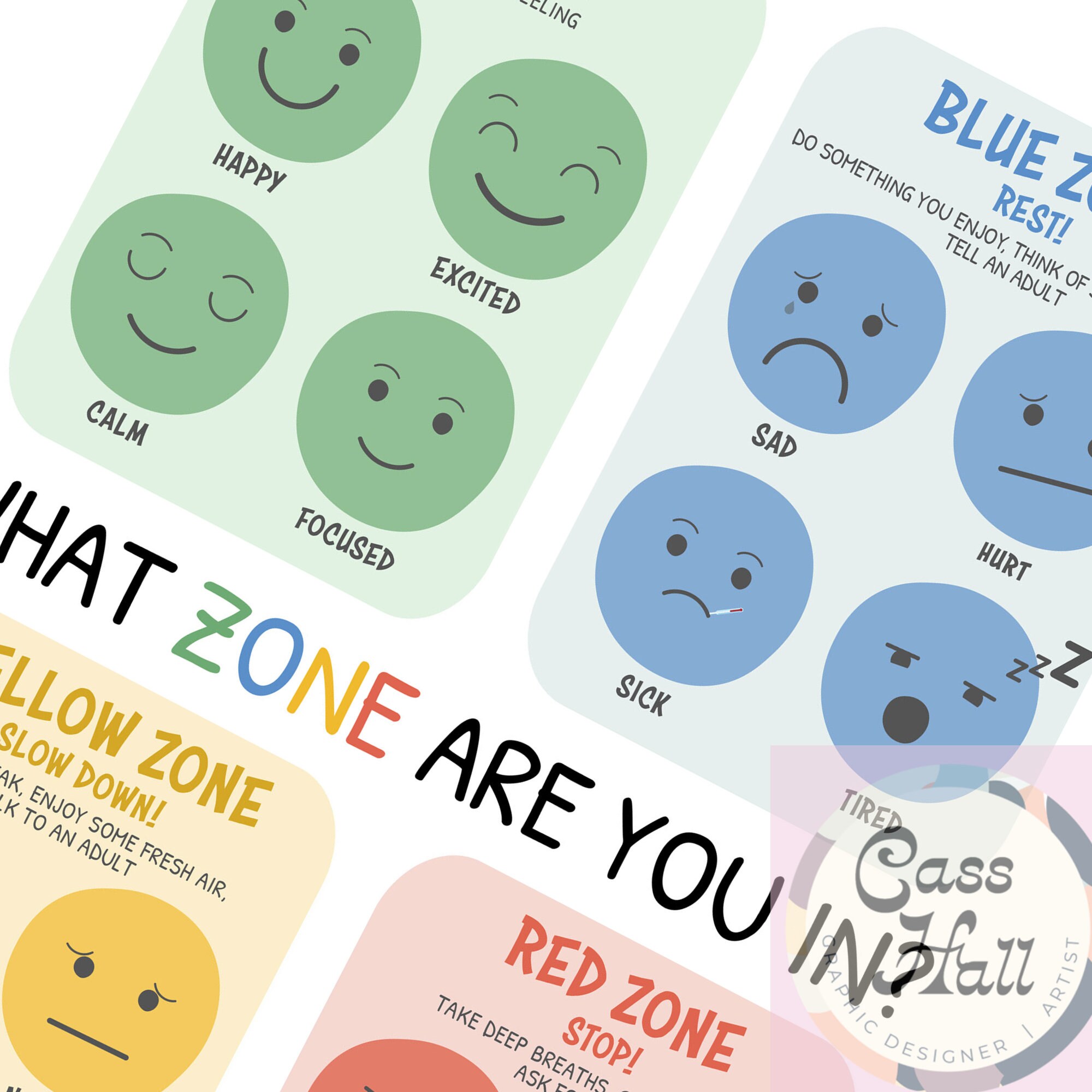 Feelings With Coping Advice Poster Emotions Poster Kids Teens - Etsy