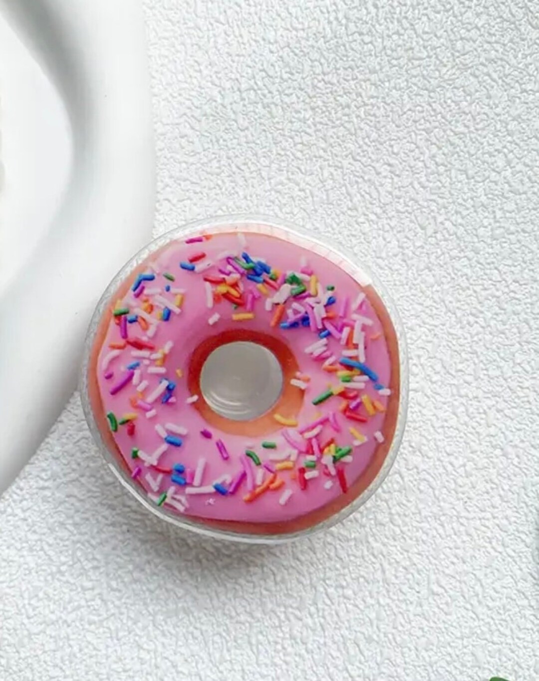 Pink Sprinkle Donut Phone Grip / Mobile Phone Grip / Phone - Etsy