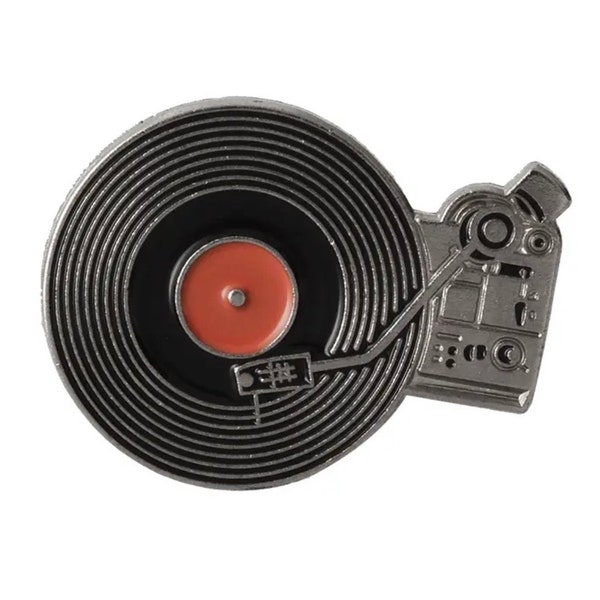 Record Player Pin - Etsy