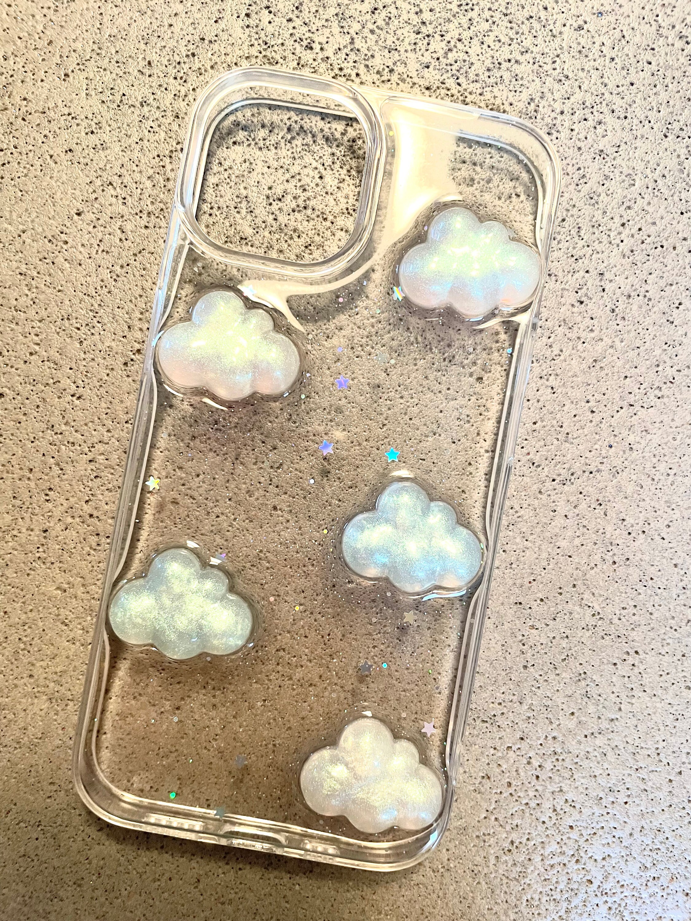 3D Fluffy Hard Clouds Phone Case / Clouds Hard Case Cover / 3D Clouds ...