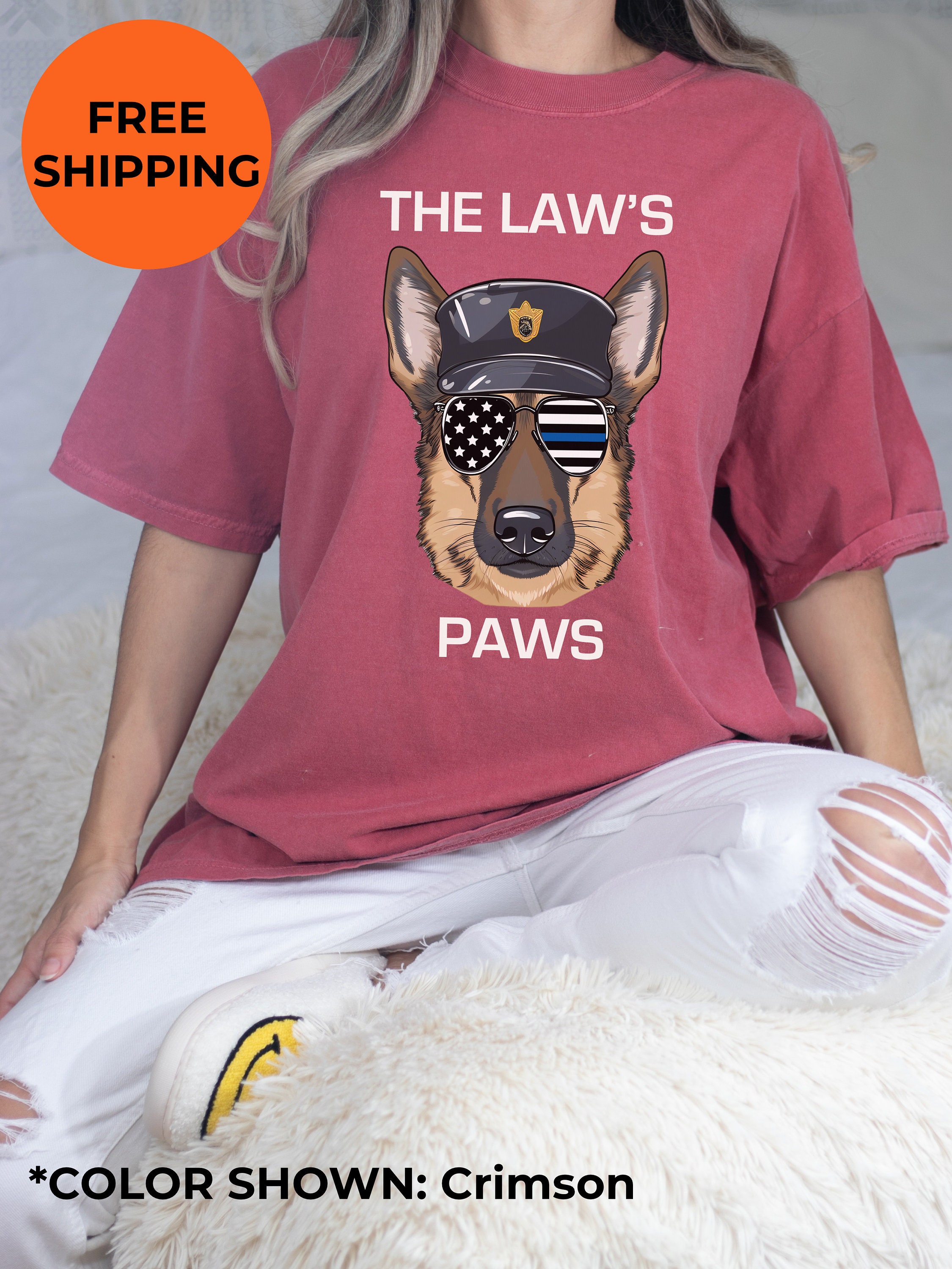 K9 Thin Blue Line German Shepherd UNISEX Shirt K9 Officer - Etsy