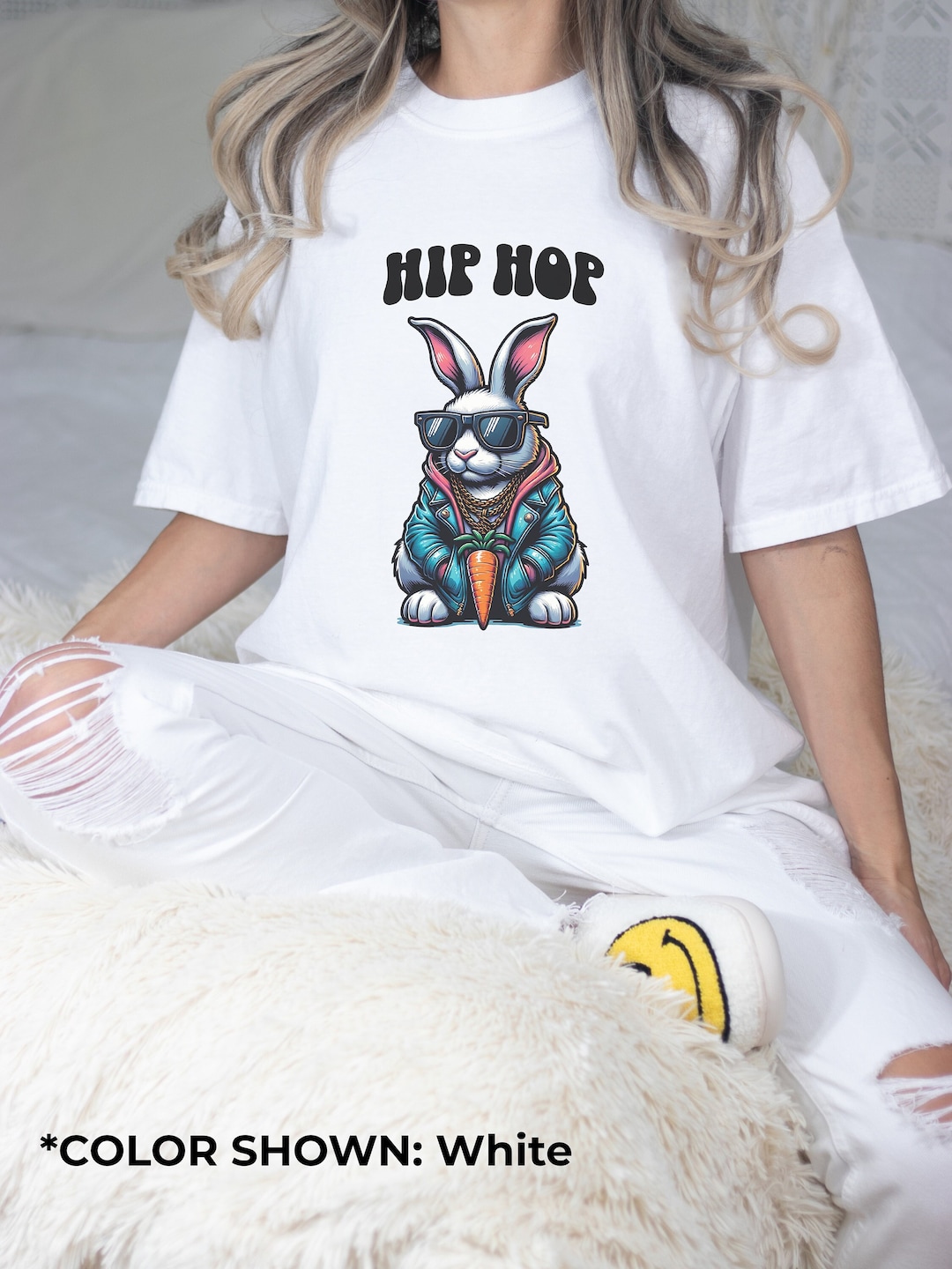 Hip Hop Bunny UNISEX Shirt, Easter Bunny Shirt,bunny Lover Gift, He is ...