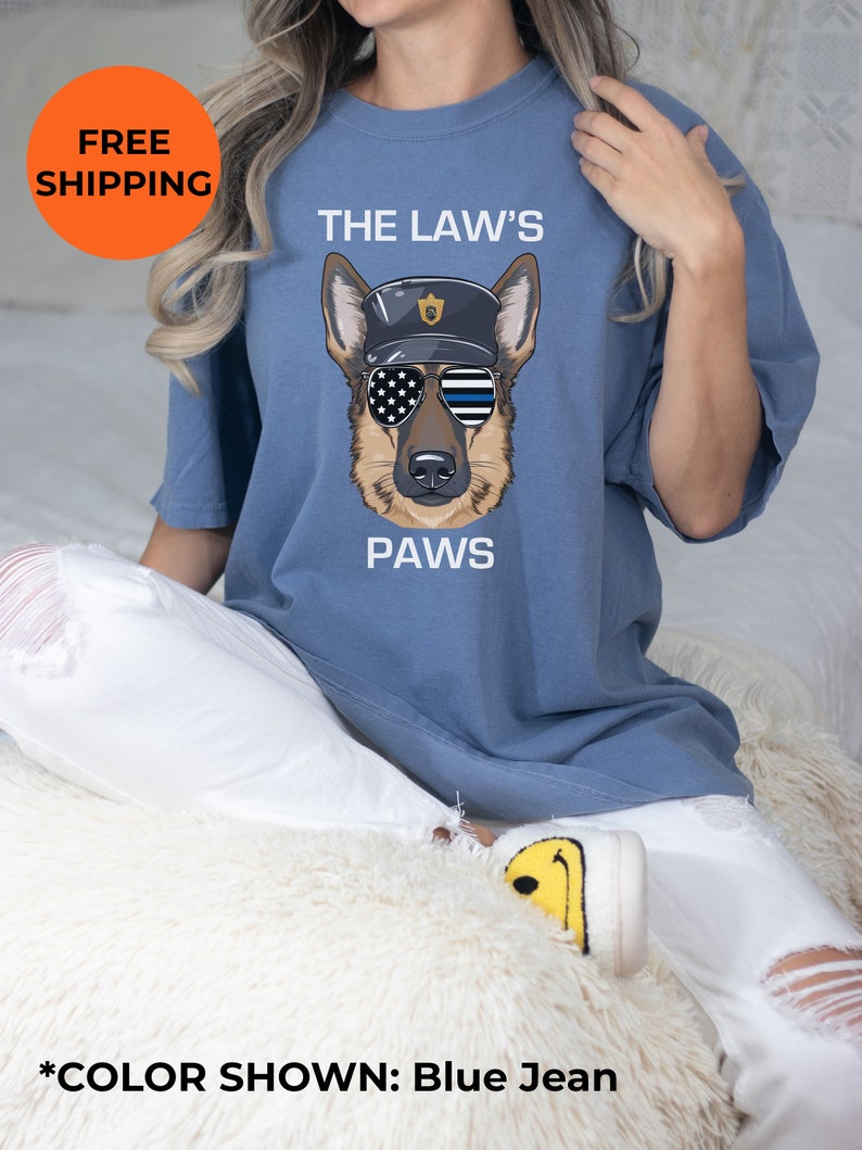 K9 Thin Blue Line German Shepherd UNISEX Shirt K9 Officer - Etsy