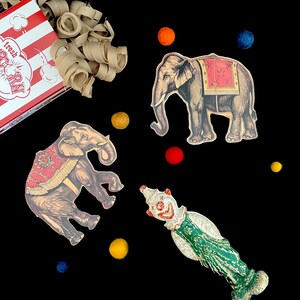 Vintage Circus Animal Die Cuts: Junk Journal Scrap Pack - Etsy