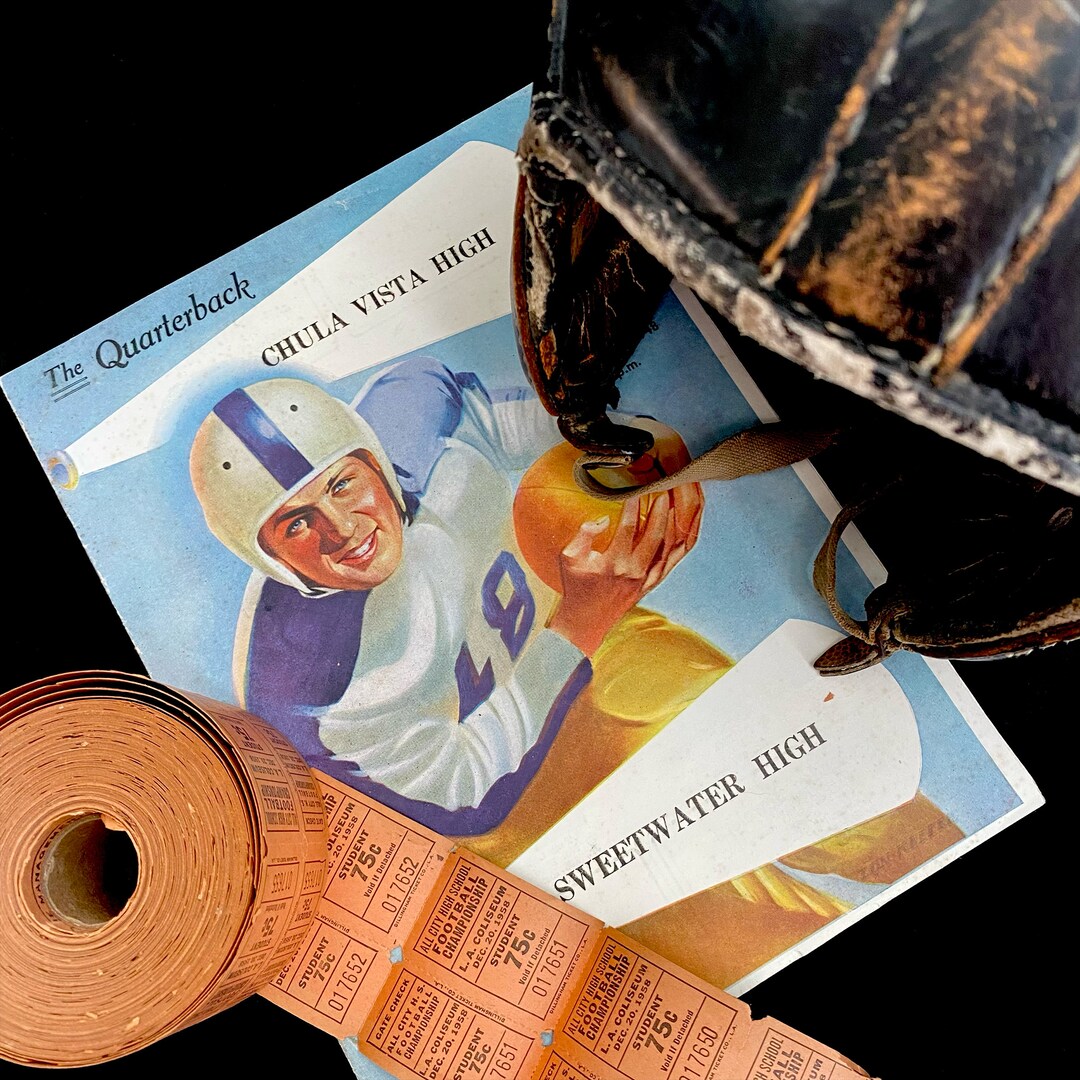 Vintage Football Admission Tickets rare for All City High School ...