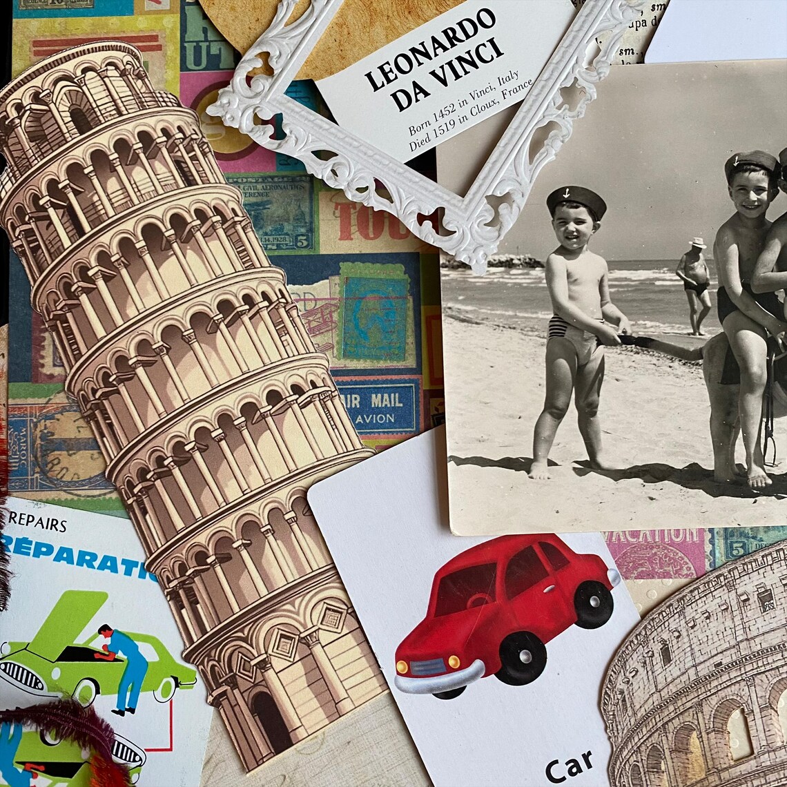 Italy Ephemera Paper Pack: Vintage Junk Journaling Collage - Etsy