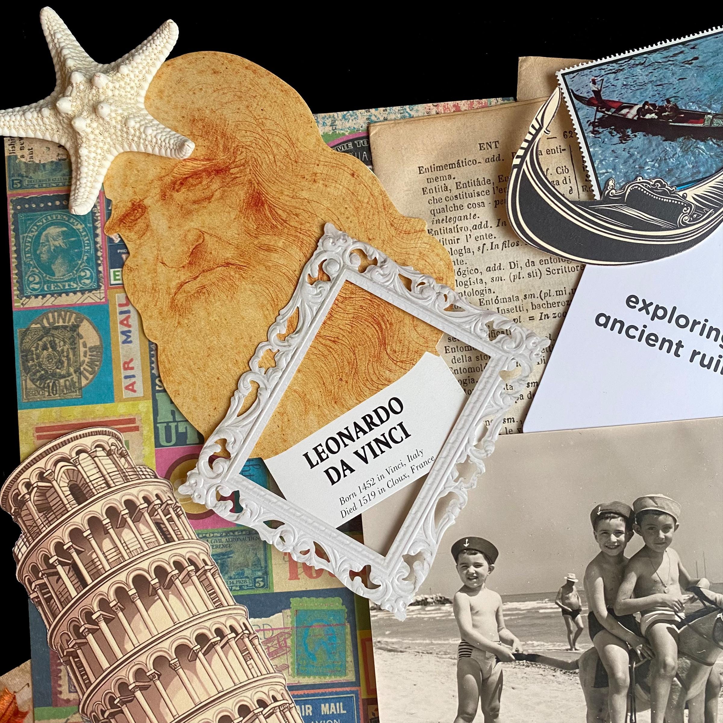 Italy Ephemera Paper Pack: Vintage Junk Journaling Collage - Etsy