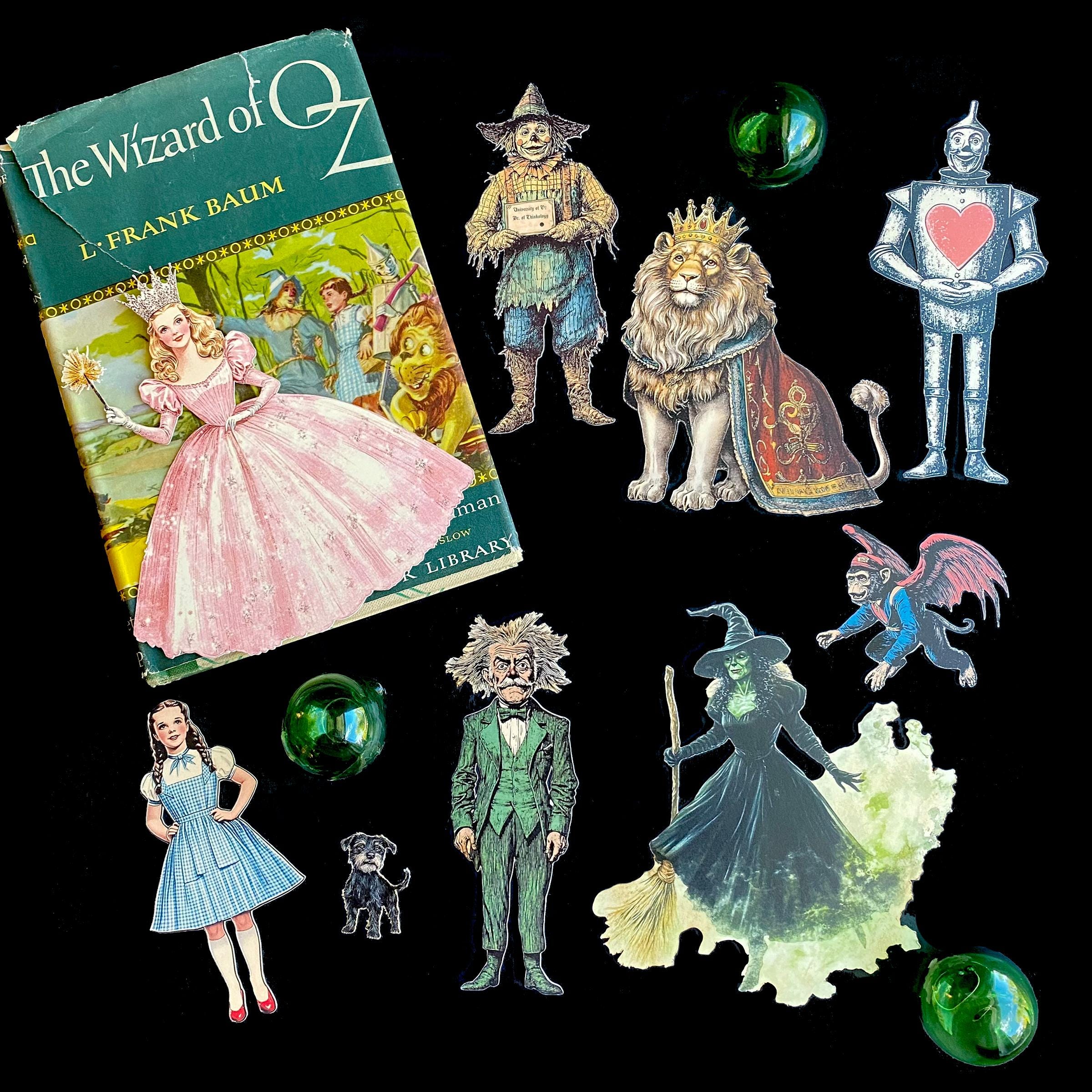 Wizard of Oz Paper Die Cuts: Vintage-inspired Junk Journaling - Etsy