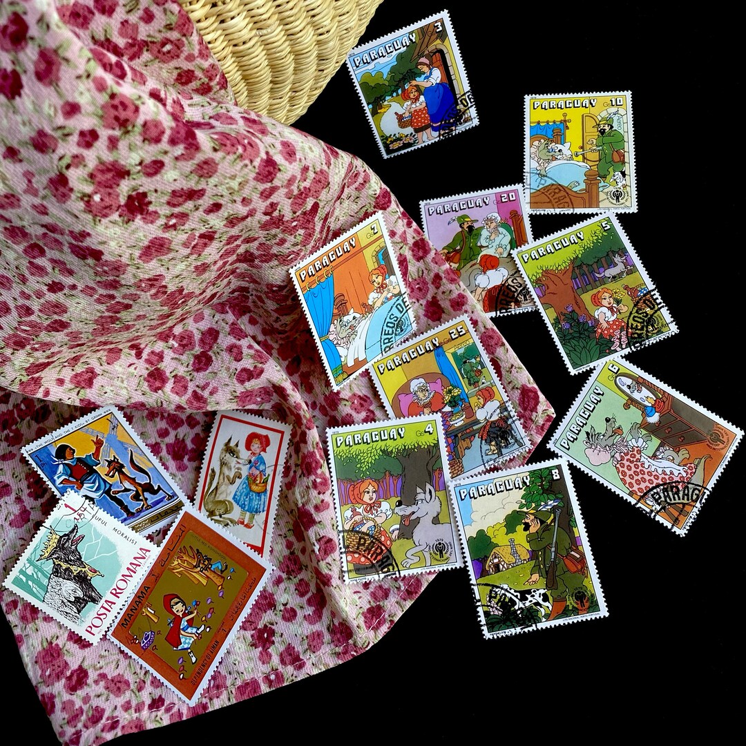 Little Red Riding Hood Stamps Scrapbooking Art Projects Journaling ...