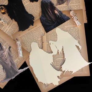 Ghost Paper Die Cuts • Vintage-inspired • Junk Journaling • Mixed Media ...