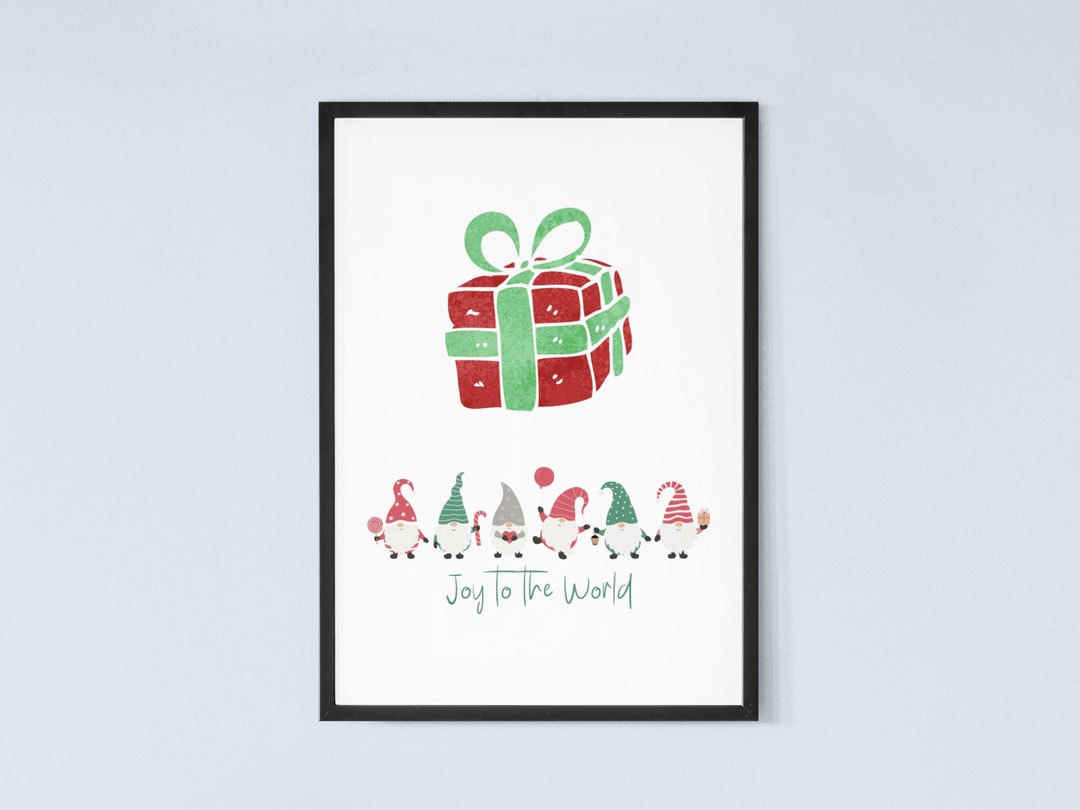 Winter Christmas Digital Wall Art Digital Canva Prints for Christmas ...