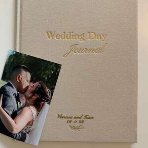 Personalized Wedding Day Journal, Wedding Photo Album, Engagement ...
