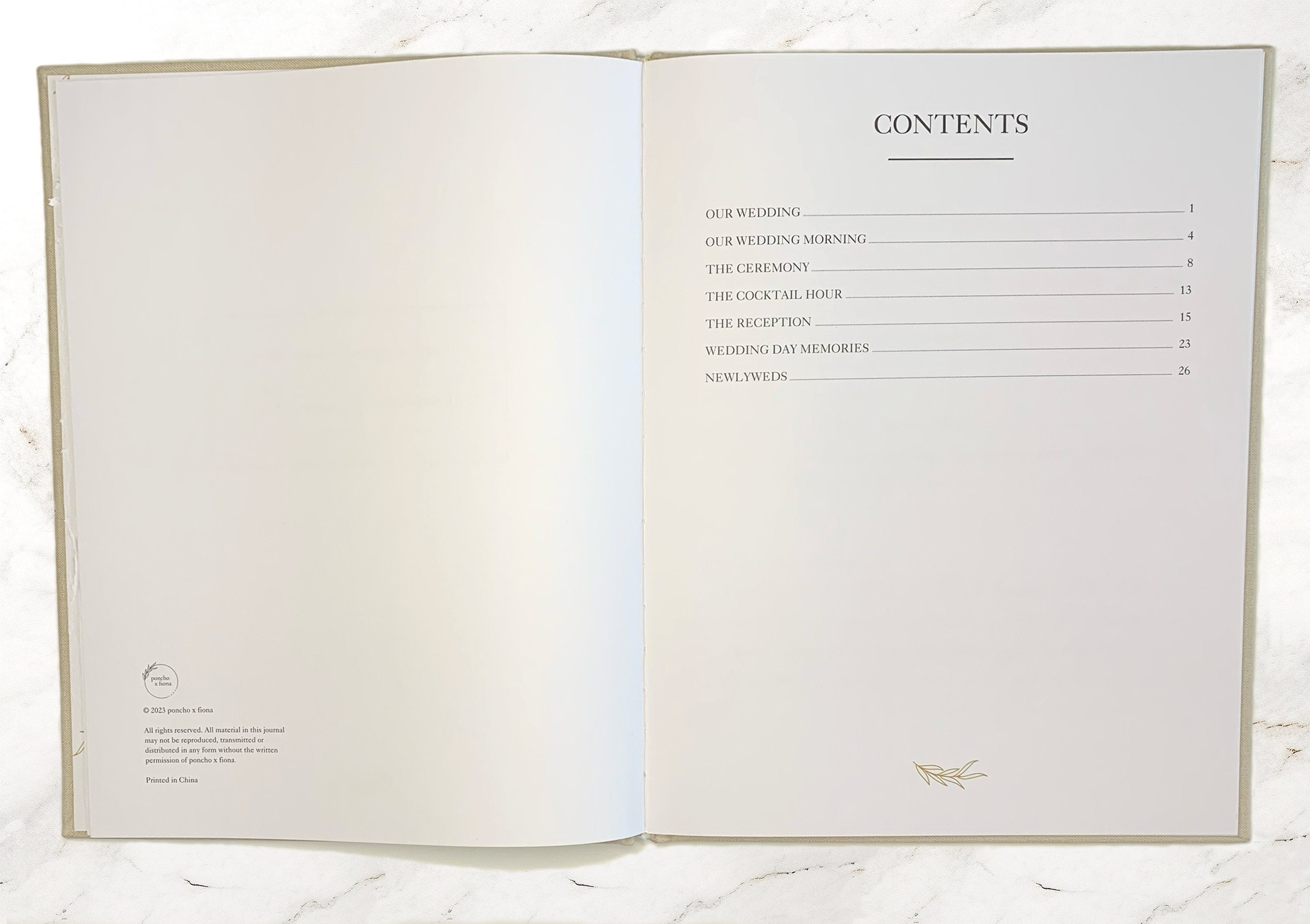 Personalized Wedding Day Journal, Wedding Photo Album, Engagement ...