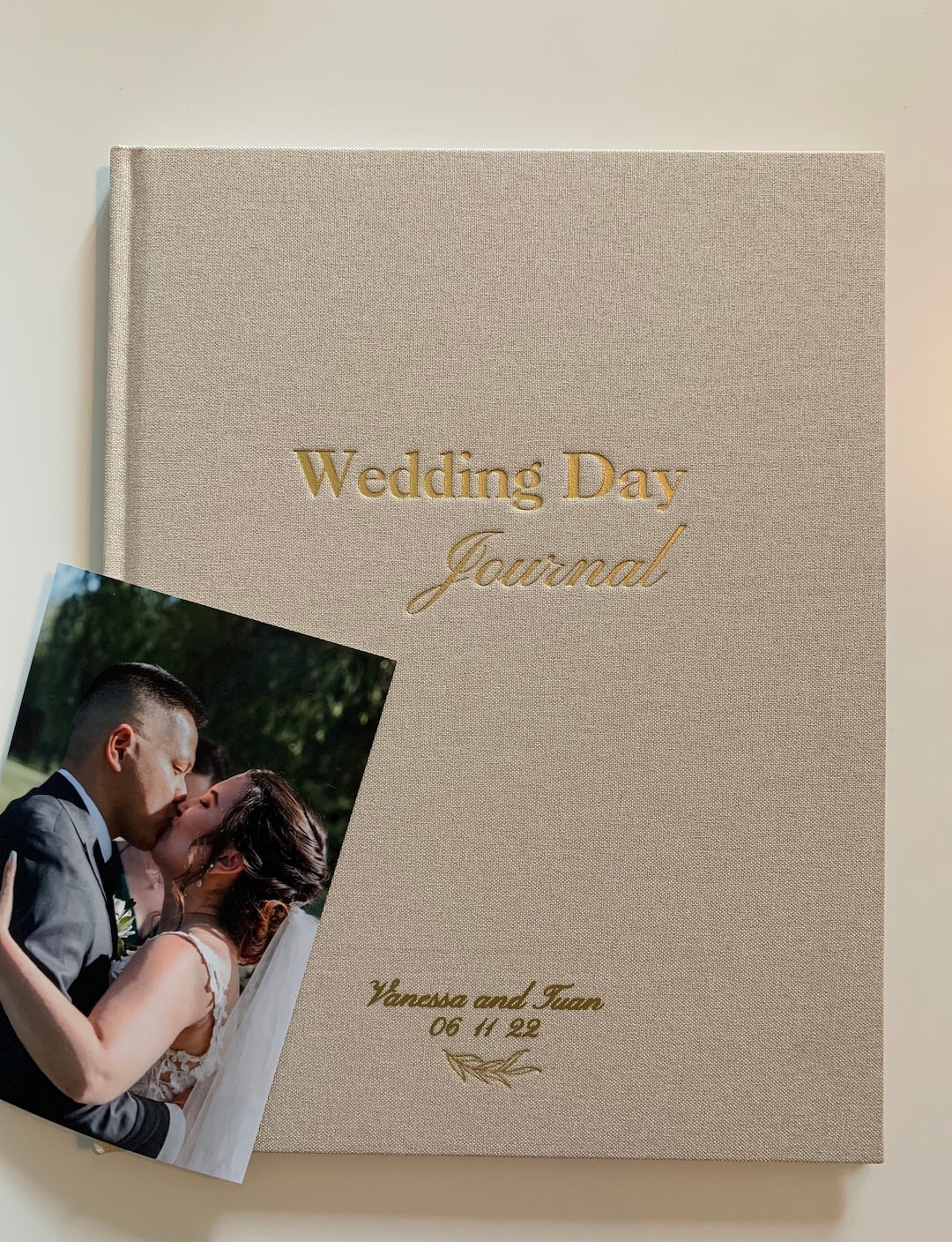 Personalized Wedding Day Journal, Wedding Photo Album, Engagement ...