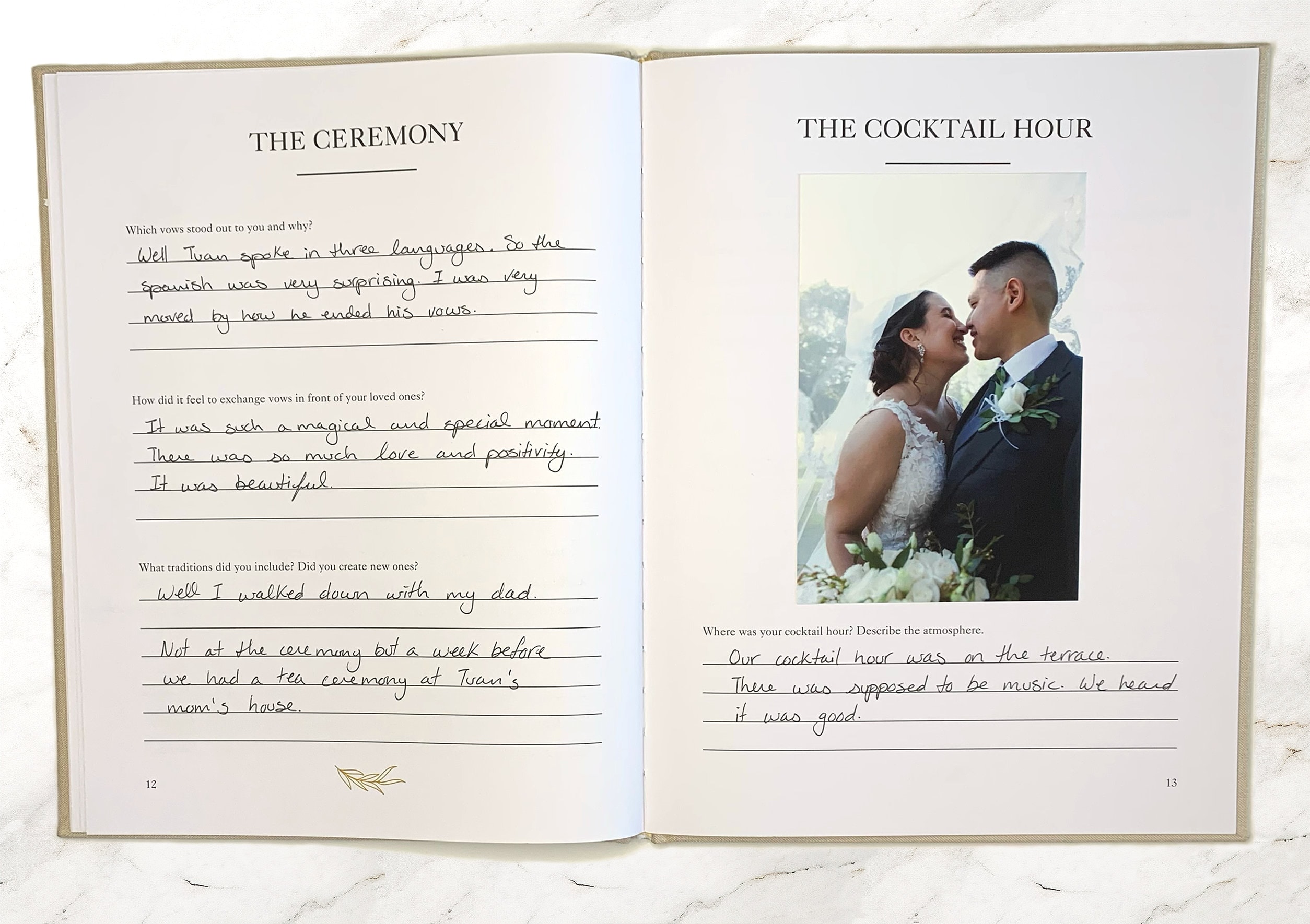 Personalized Wedding Day Journal, Wedding Photo Album, Engagement ...