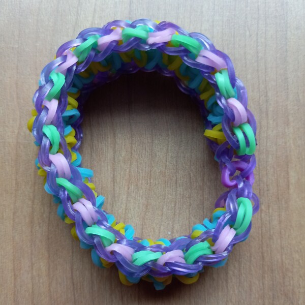 Rainbow Loom Bracelet - Etsy
