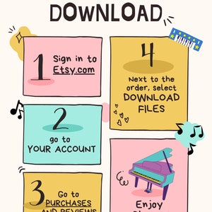 DO RE MI (4 in 1) Piano Sheet Music - Etsy