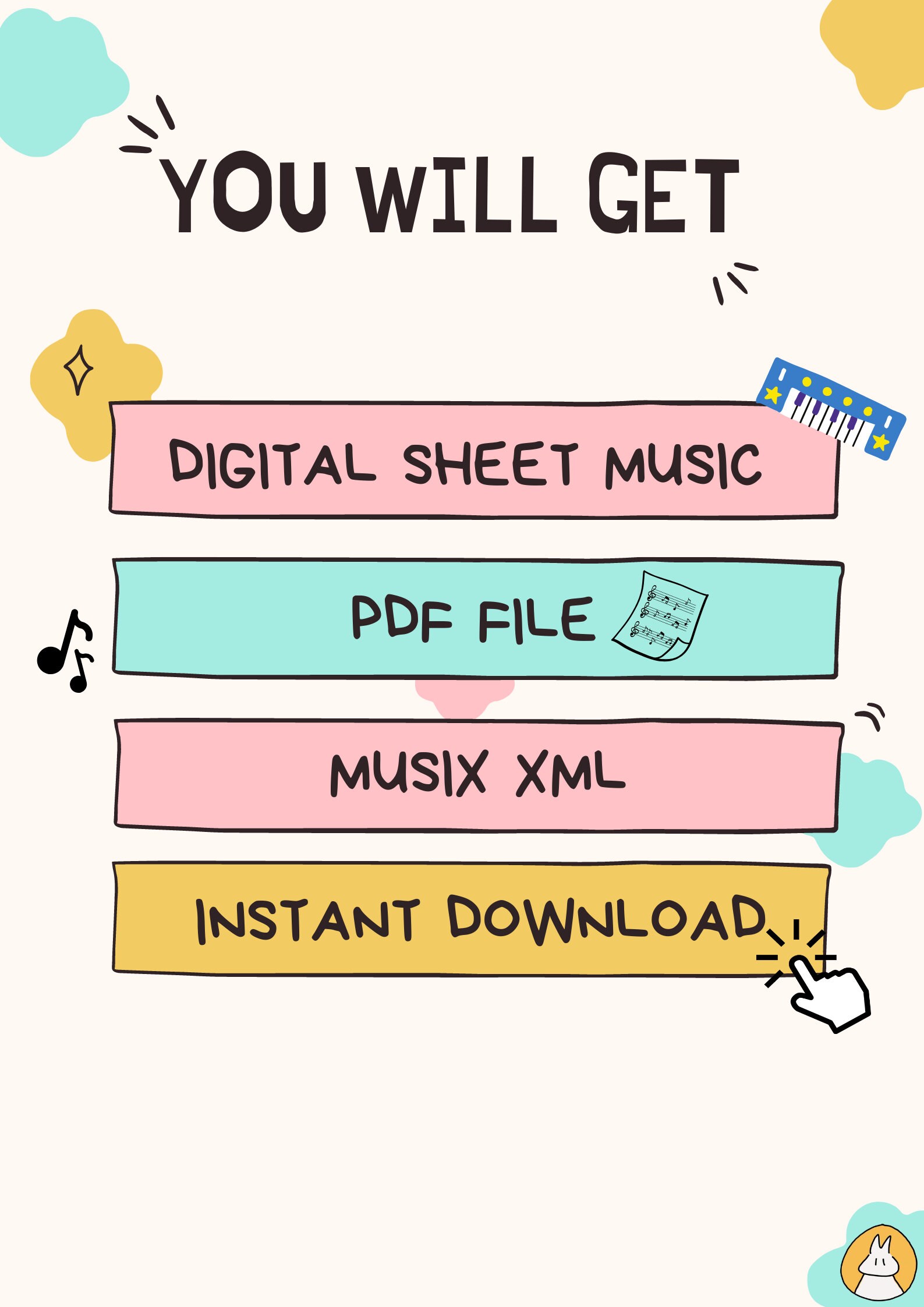 Cupid Fifty Fifty Piano Sheet Music Bundle | Easy, Intermediate, XML ...