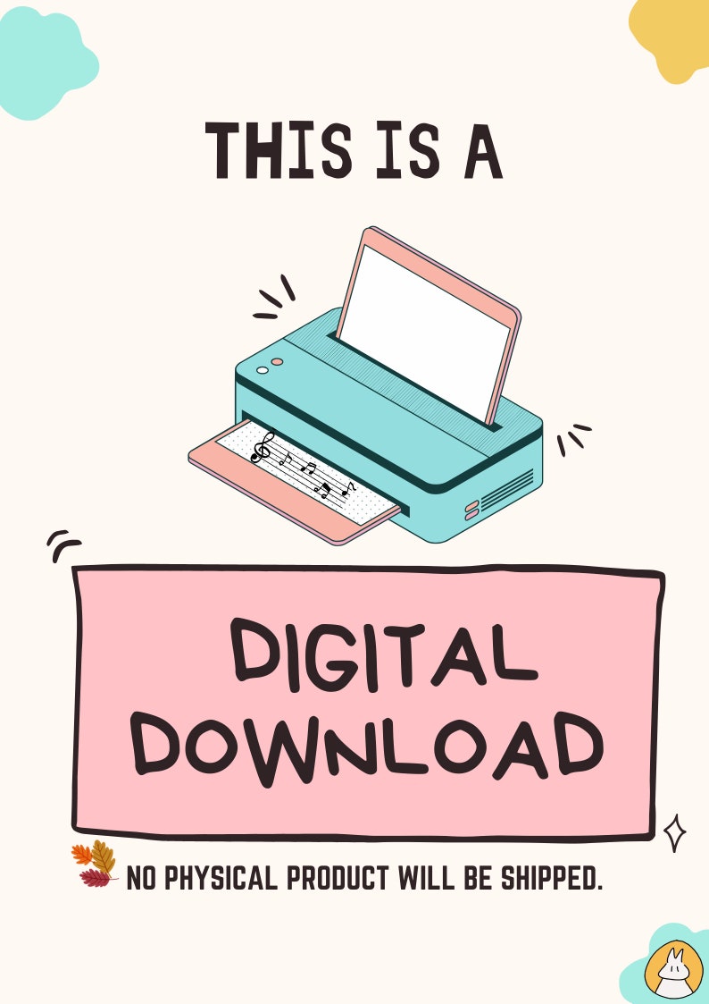 DO RE MI (4 in 1) Piano Sheet Music - Etsy