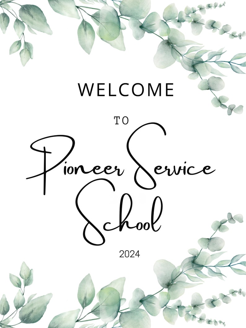 Pioneer School Welcome Sign - Etsy