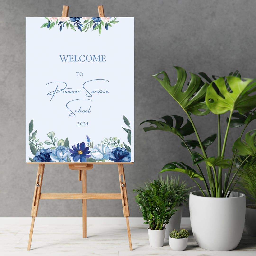 JW Welcome Pioneer Service School Sign - Etsy