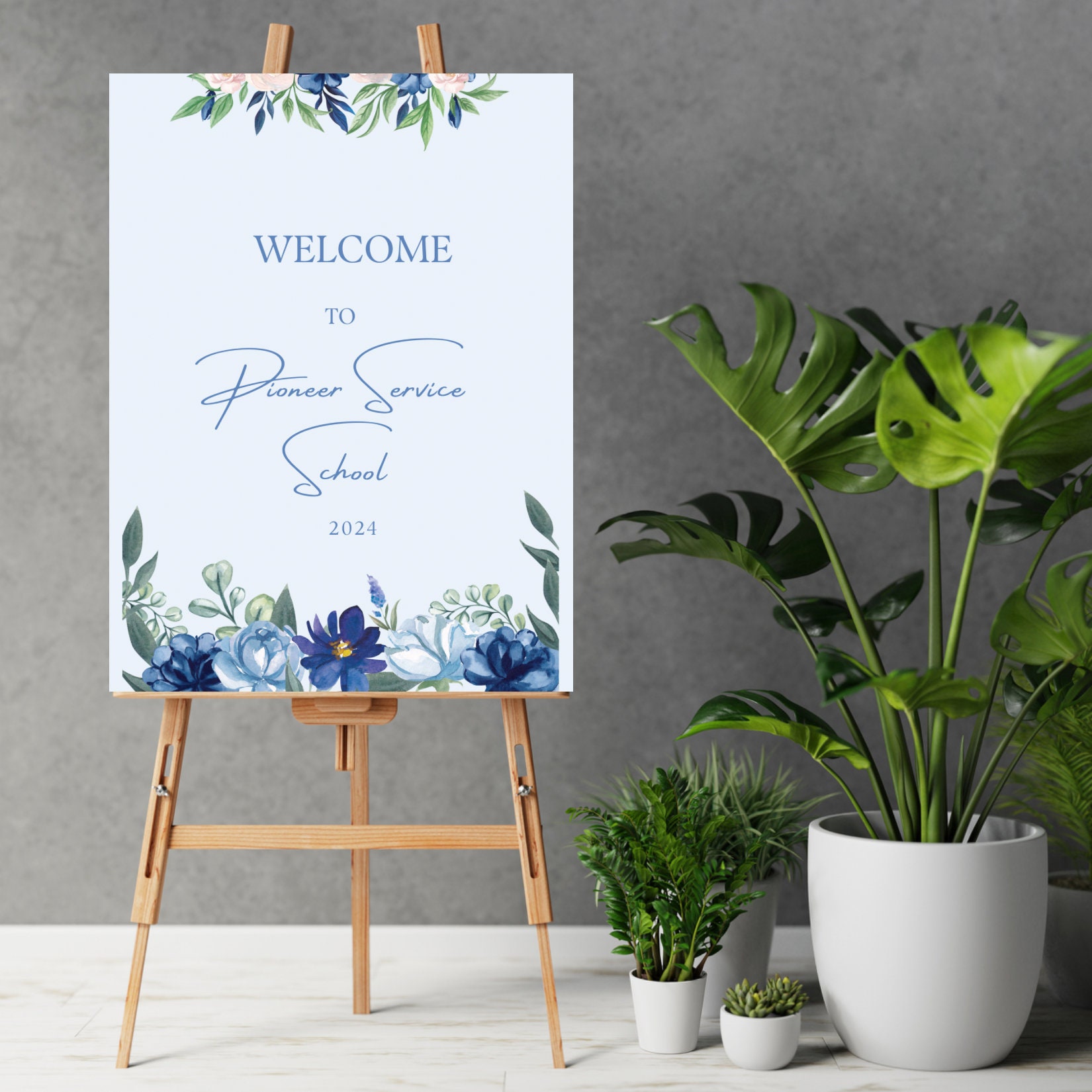 JW Welcome Pioneer Service School Sign - Etsy