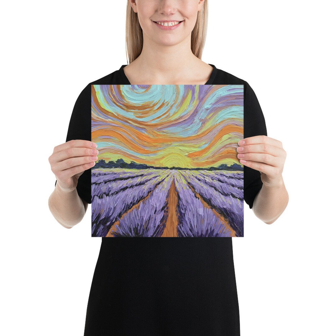 Poster colorful Landscape Wall Art, Art, Office, Home, Decor, Gift ...