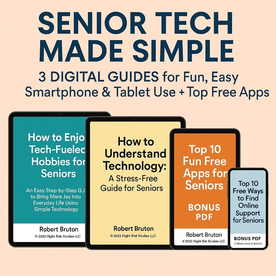 Senior Tech Made Simple – 3 Digital Guides for Fun, Easy Smartphone ...