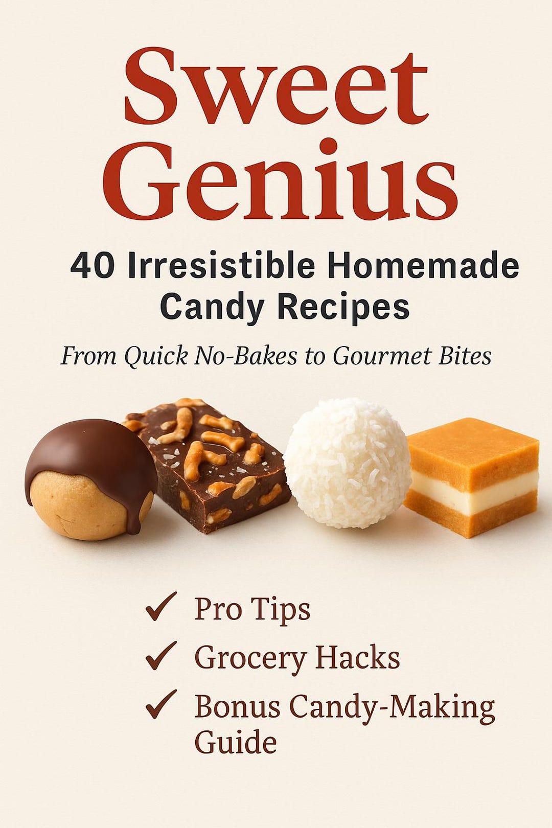 Sweet Genius: 40 Irresistible Homemade Candy Recipes + Bonus Candy ...