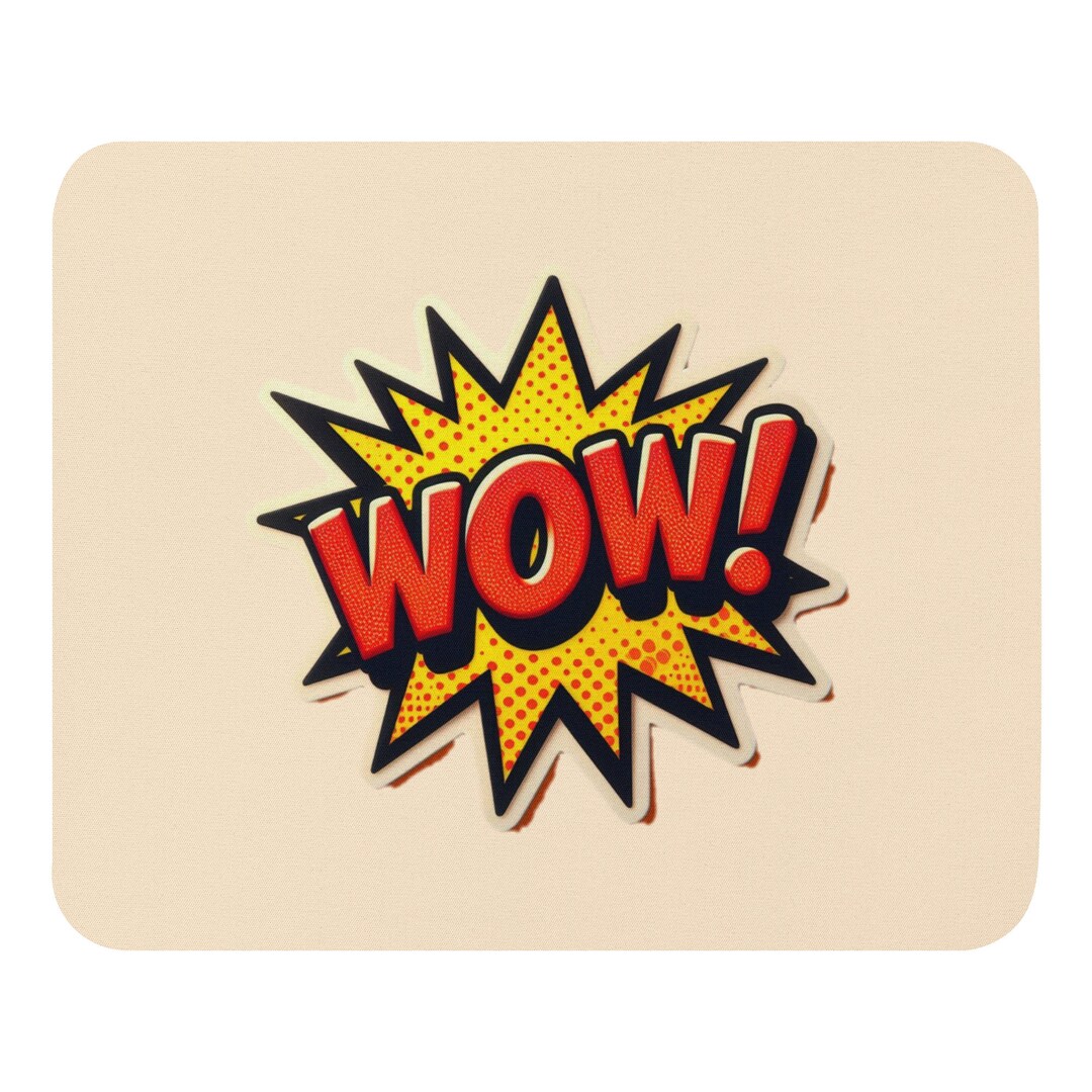 Mouse Pad WOW, Laptop, Computer, Office, Home Office, Gift, - Etsy